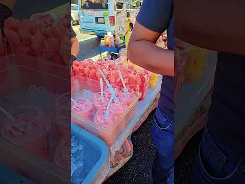 Fresh fruit stall#walkoffame#losangeles#hollywood#2024#travel#explore#life#travelling#shorts#youtube