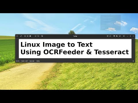 OCRFeeder: Image to Text (OCR) on Linux