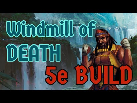 Windmill of Death: Kensei Monk and Battlemaster Fighter Build 5e