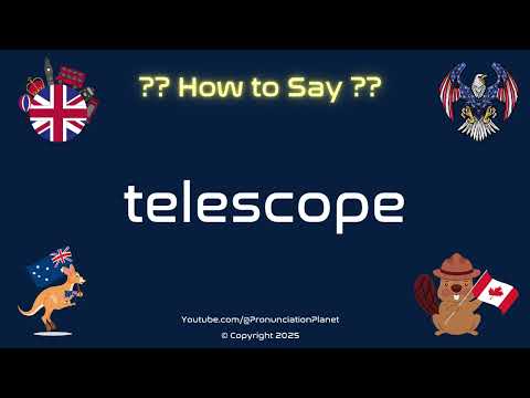 🔭 🌌 How to Pronounce telescope? (CORRECTLY) | Pronunciation Planet
