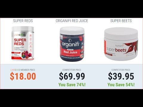 LiveGood Supplements ORGANIC SUPER REDS