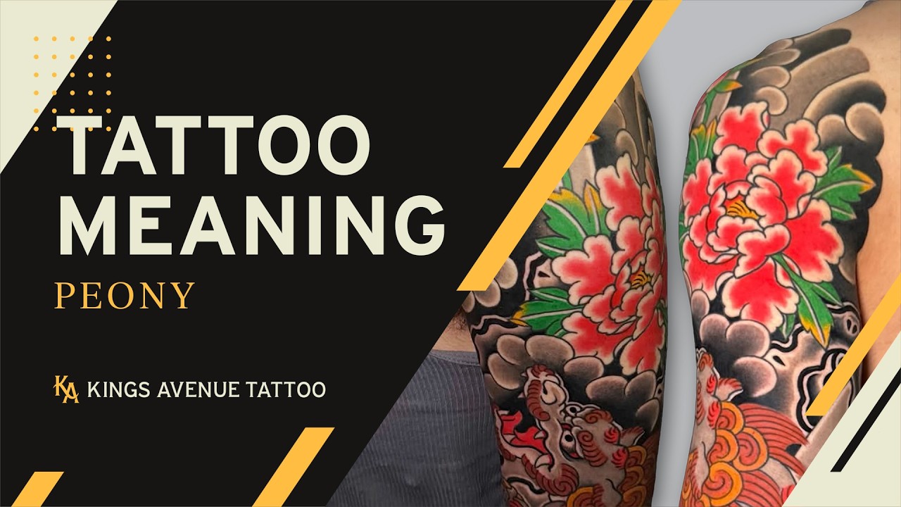 Peony Tattoo Meanings, Symbolism and Variations