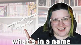 Books With Names In The Title | Romance And Manga Recommendations ...