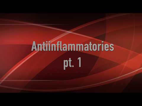 Anti-inflammatories part 1 of 2 (VETERINARY TECHNICIAN EDUCATION)