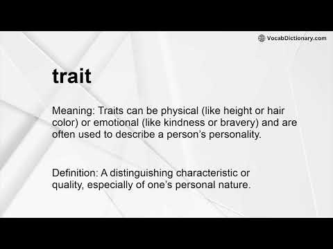 trait Meaning