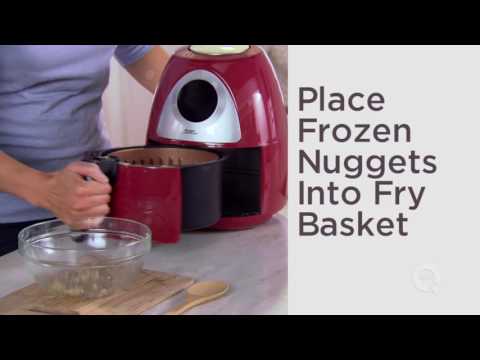 Power Air Fryer XL Pro 3.4qt w/ Barrel Pan & Grill Rack on QVC