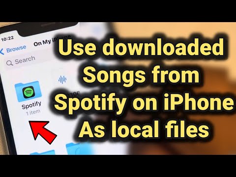 Use downloaded songs from Spotify in iPhone (local files)