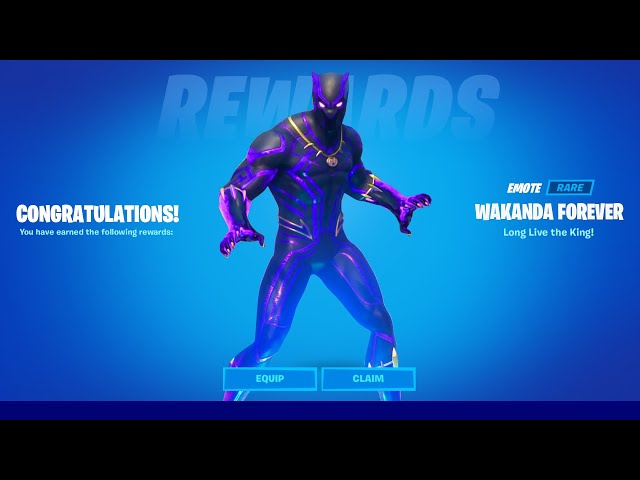 How to complete Fortnite's Wakanda Forever challenge and earn a free emote