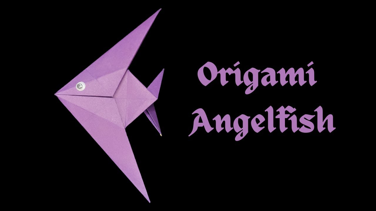 How To Make Easy Origami Fish. Origami Angelfish By John Montroll