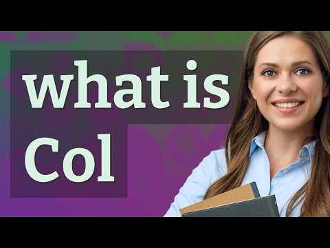Col | meaning of Col