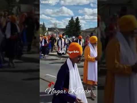 Calgary Nagar kirtan - 14 May 2022 #canada #shorts #waheguru