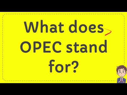 What does OPEC stand for?