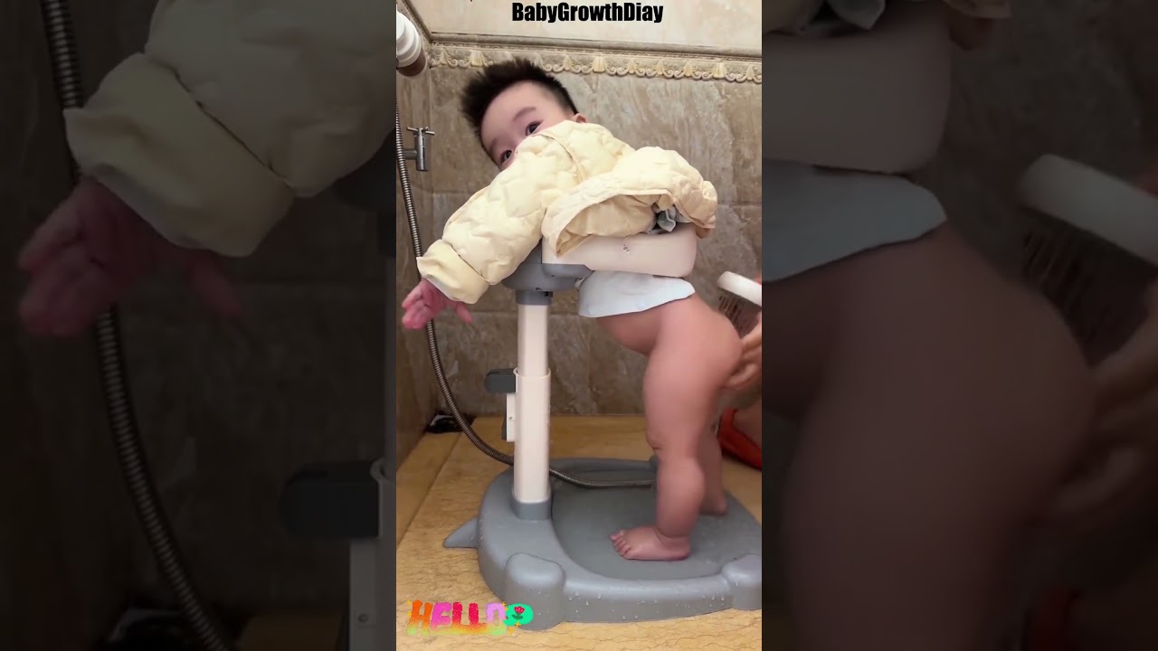 Tired of Bath Time Struggles? Try the Baby Bath Standing Shower!#Shorts