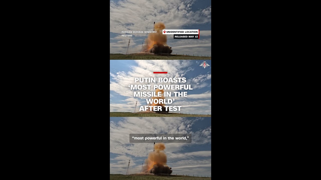 Putin boasts 'most powerful missile in the world' after test