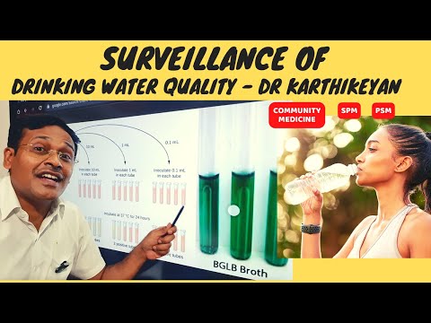 Surveillance of drinking water quality | Dr Karthikeyan Community Medicine SPM PSM