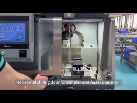 The Beta-250 fully automatic cutting machine, four axes and full functionality