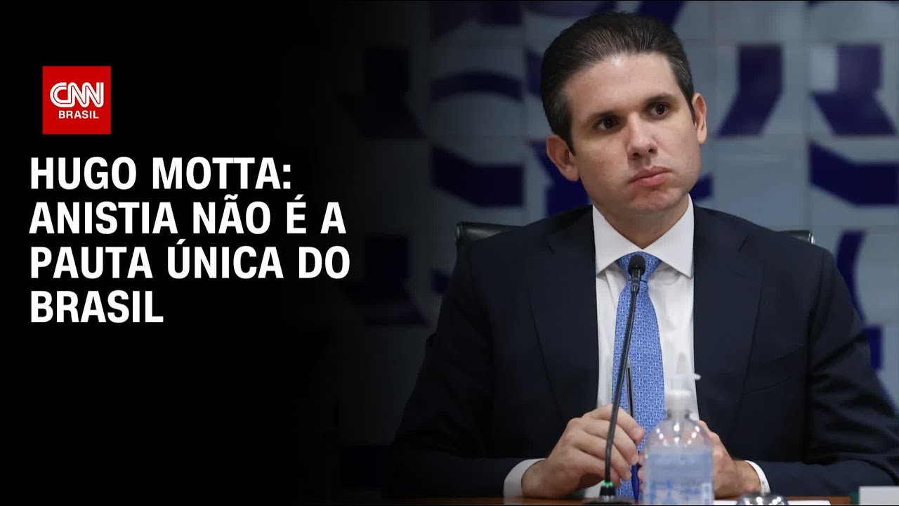 Hugo Motta rebate críticas e diz que anistia "não é pauta única do ...