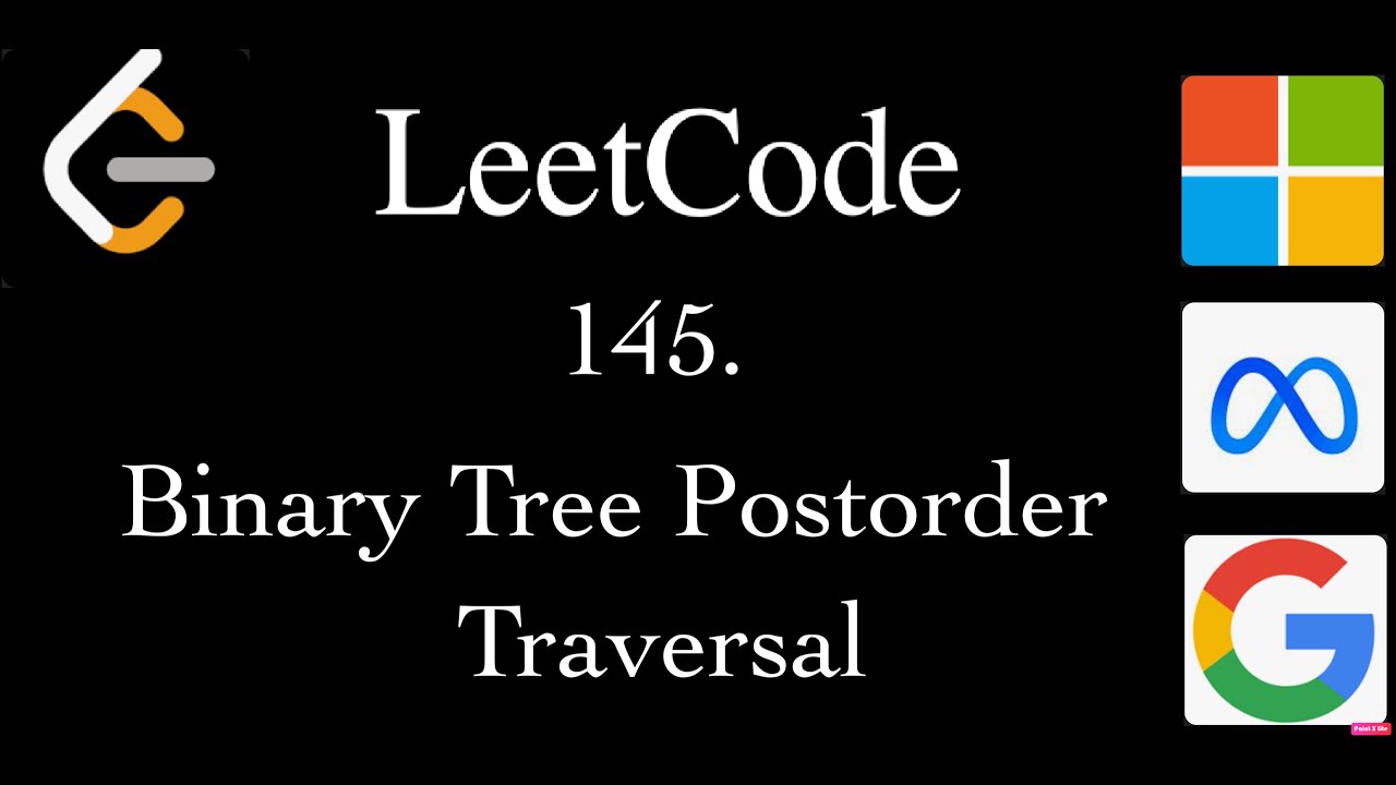 145. Binary Tree Postorder Traversal | Leetcode | Daily Problem | #leetcode #leetcodejava