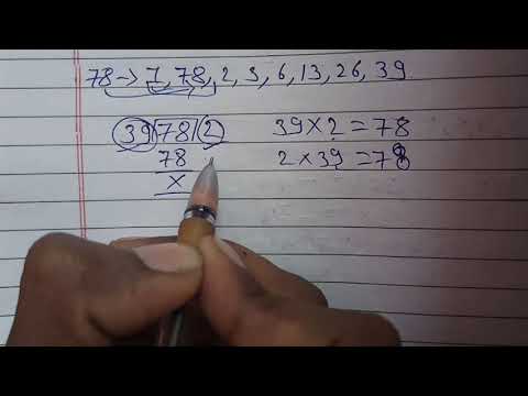 factors of 78