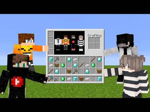 Minecraft, ale MAMY WSPÓLNY EKWIPUNEK na 4 OSOBY!