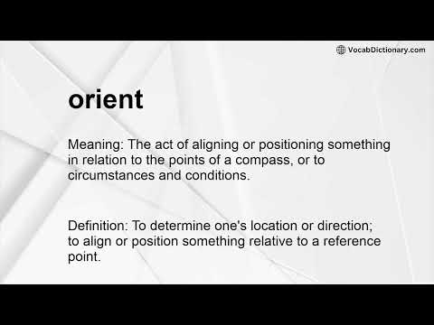 orient Meaning