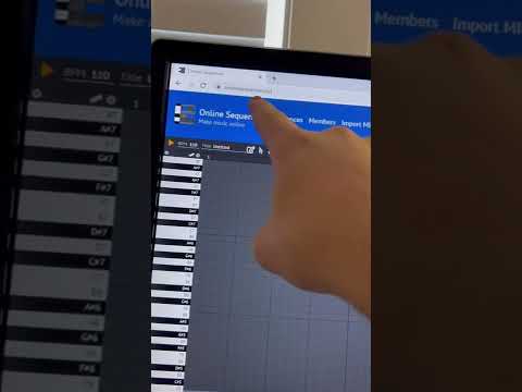 Make your own music cool website