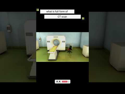 what is the full form of CT scan #physics #Tunneling_physics #medical imaging