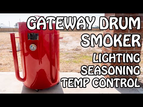 Gateway Drum Smoker Basics | Seasoning, Lighting & Temperature Control 4K