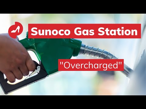 Sunoco Gas Station review "Overcharged"