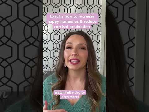 How to lower cortisol naturally & be a calm mom ✨ #stressrelief #guthealth #cortisolcontrol #health