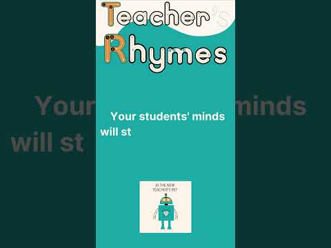 TEACHER'S RHYMES - AI GUIDE #chatgpt #aieducation