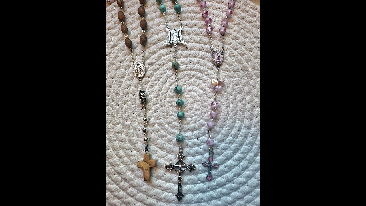 Handmade Rosaries.   https://beyondbelliebeadz.etsy.com
