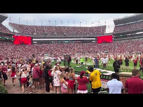 Alabama Football Thunderstruck Entrance Saban Field at Bryant-Denny Stadium vs. Western Kentucky