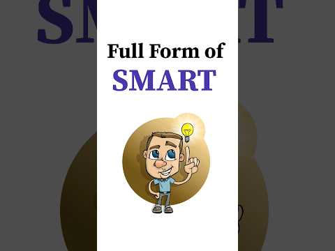 What Is The Full Form of SMART | #shorts