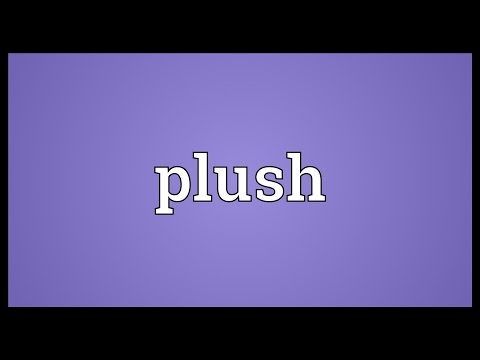 Plush Meaning