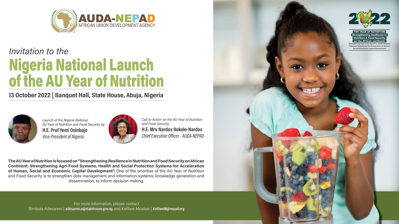 Nigeria National Launch of the AU Year of Nutrition