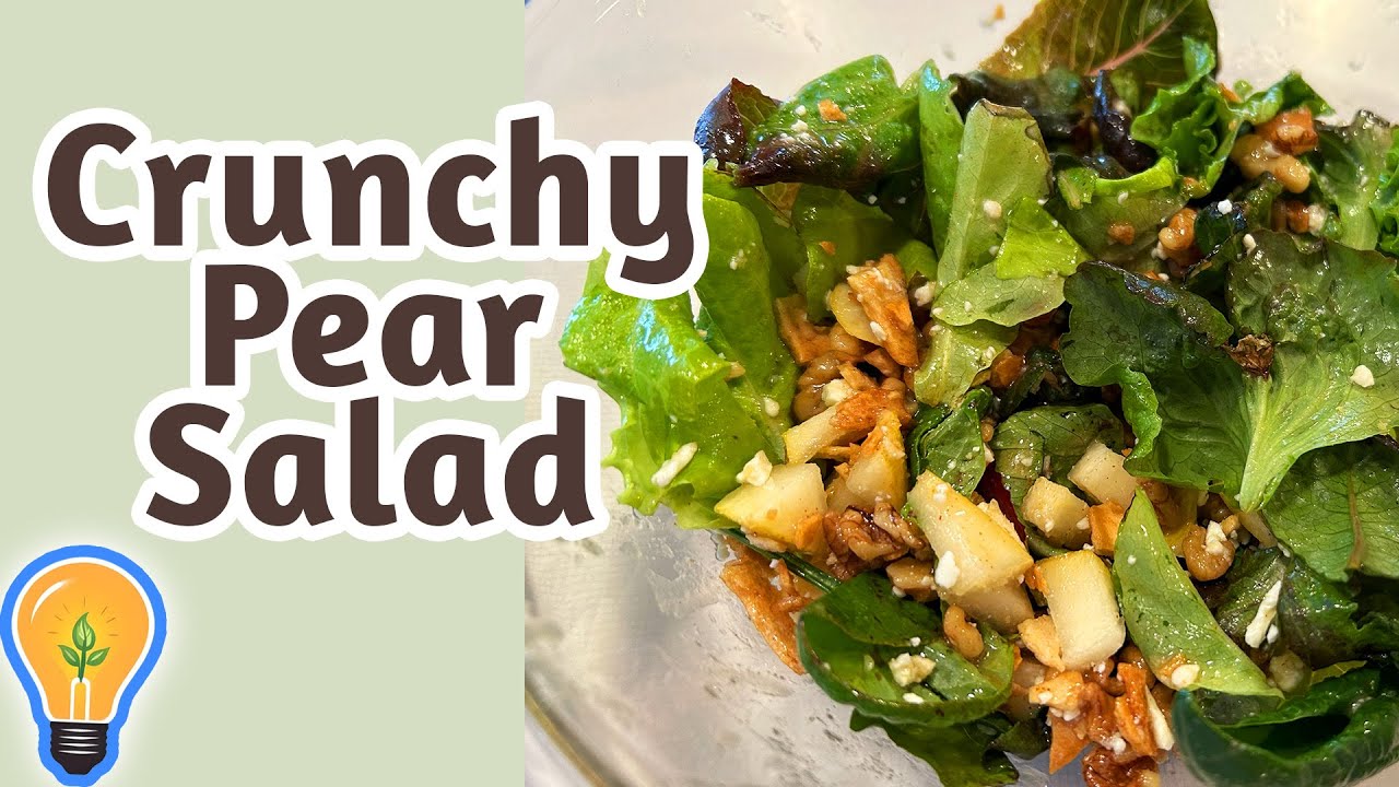 DELICIOUS Crunchy Pear Salad Recipe!