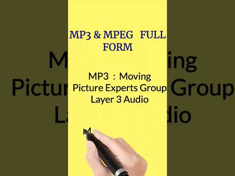 M.P3 & M.P.E.G full form | full form of MP3 & MPEG | #fullform