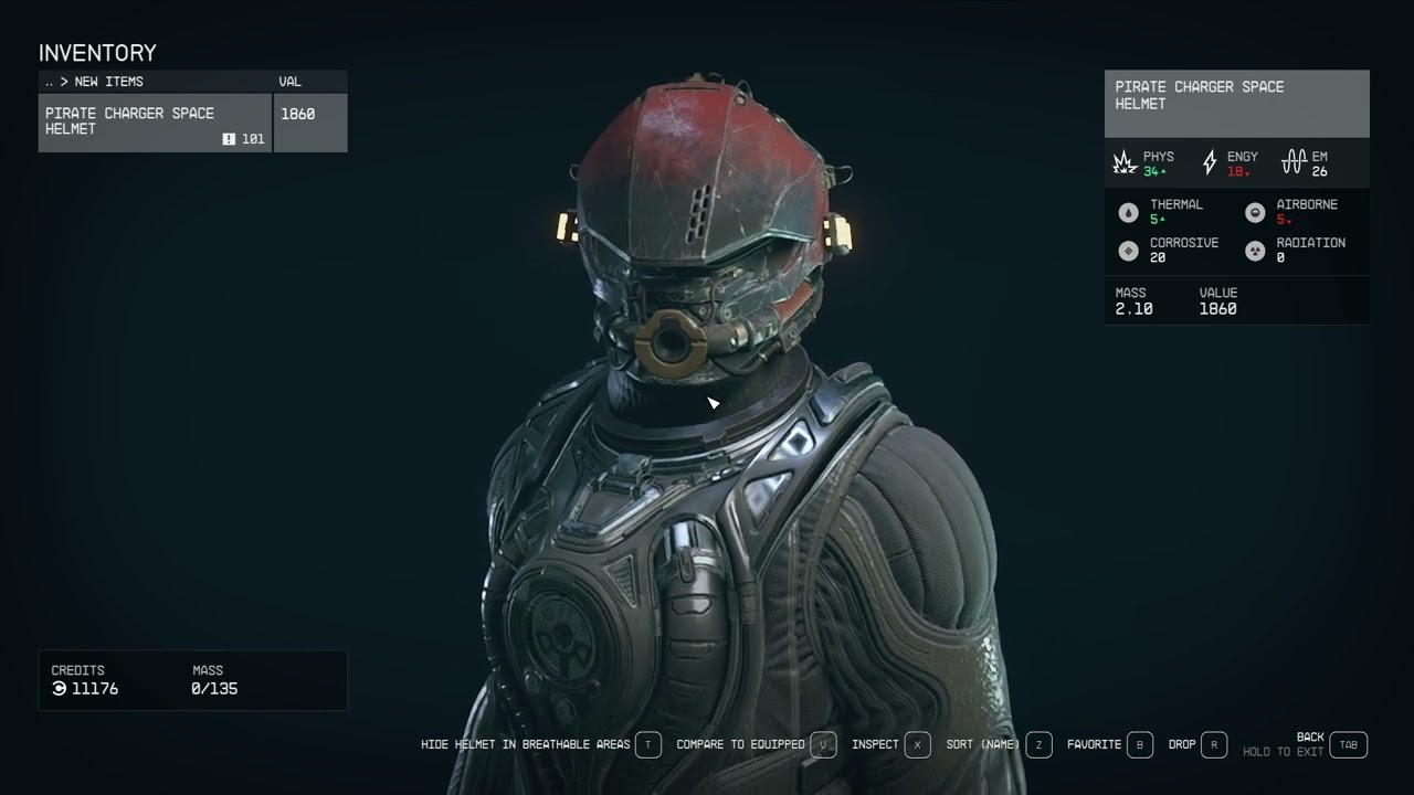 Starfield Pirate Charge Space Helmet Console Command Cheat Code