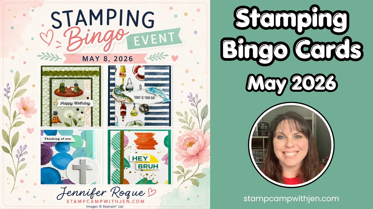 Craft Along with Me! 4 Must-Try Cards from My Stamping Bingo Event!