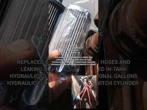 WO-9167 REPUBLIC NATIONAL DC WAREHOUSE LITTLETON, CO / REPLACED HOSES, KEYSWITCH CYLINDER, FILTER