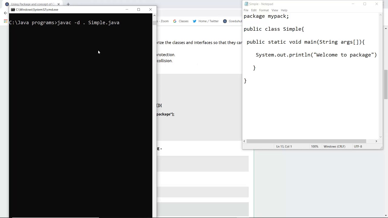 How Java uses Packages and CLASSPATH | How to Set CLASSPATH in Java | Packages In Java