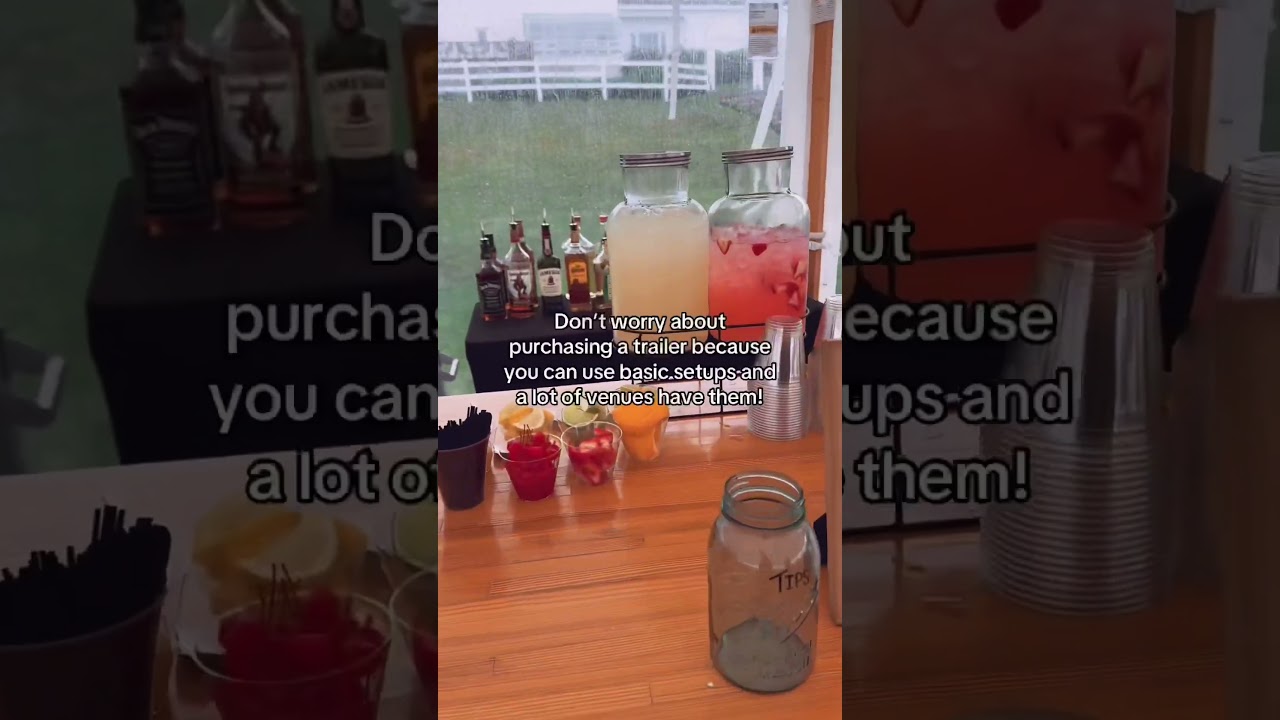 Nothing made me feel as good as starting a mobile Bartending business! #bar #mobilebar #bartending