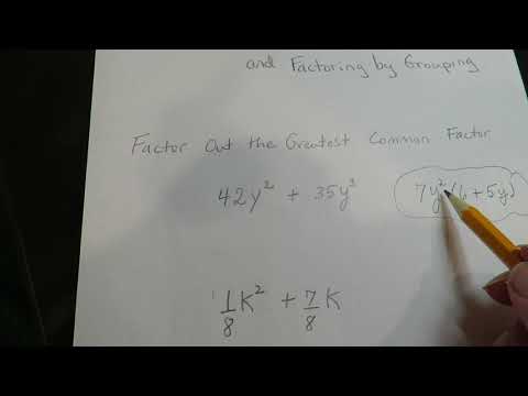 (160) Section 7.1- Part 1- Greatest Common Factor