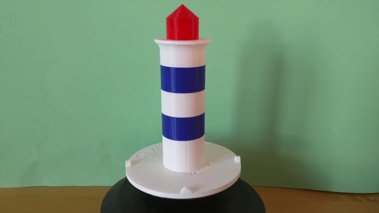 Make a Large Multicolored Lighthouse on a Cheap 3D Printer