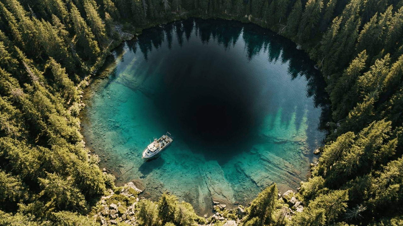 What's Really Under a Bottomless Lake?