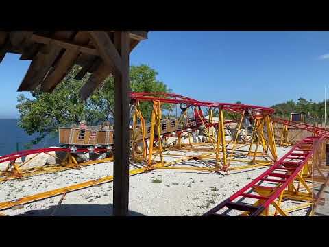 Roller Coaster Train 🚂 🎢 in Knieppbyn | Kalkracet på Knieppbyn 🚂 🎢