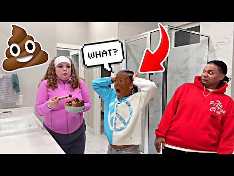 PUTTING 💩 ON OUR DAUGHTER'S FACE *NEVER SEEN HER THIS MAD*