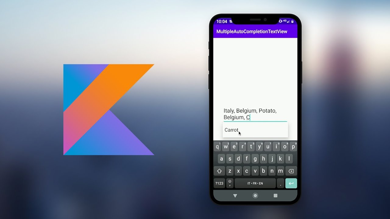 MultiAutoCompleteTextView Tutorial (Android Studio 2020)