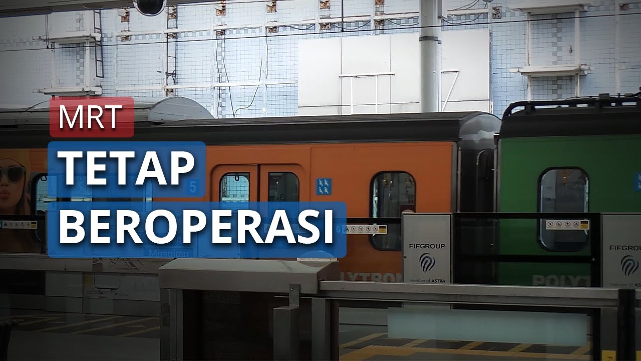 MRT Tetap Beroperasi di Hari Lebaran Idul Fitri 2020, Kereta Datang Tiap 30 Menit - Tribun Video